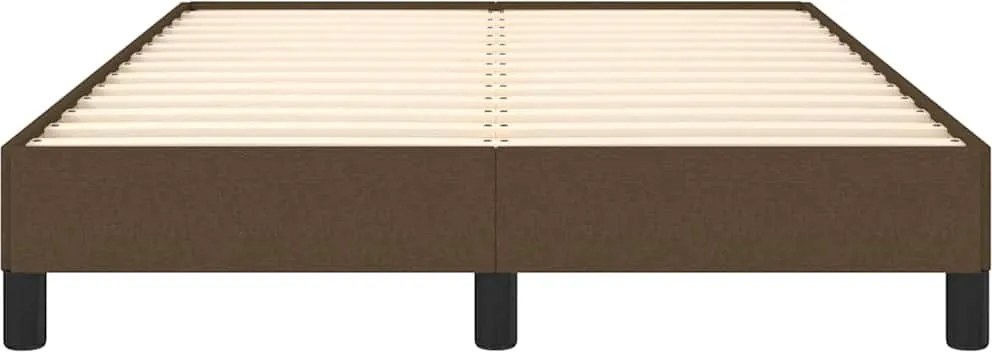 Rám postele bez matrací tmavě šedá 120x190 cm textil 3269608