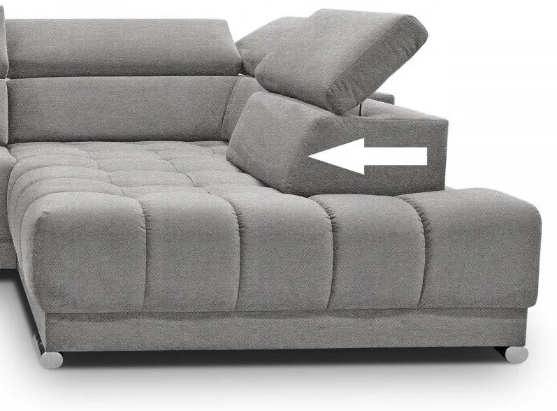Casarredo - Komfort nábytek Rohová sedací souprava FASANO výběr látek SK2 | Umístění rohu: roh na pravé straně (viz obrázek),potah: orinoco 100