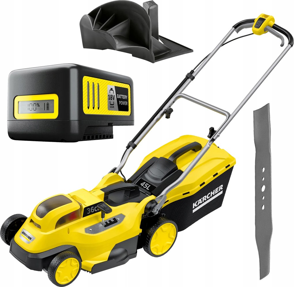 Akumulátorová Sekačka Lmo 18-36 Karcher Battery Set 36 CM Koš 45 L