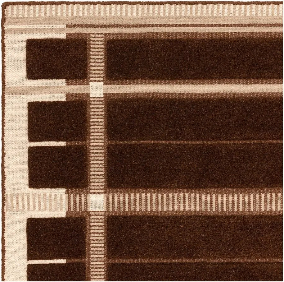 Hnědý/béžový ručně tkaný vlněný koberec 160x230 cm – Asiatic Carpets