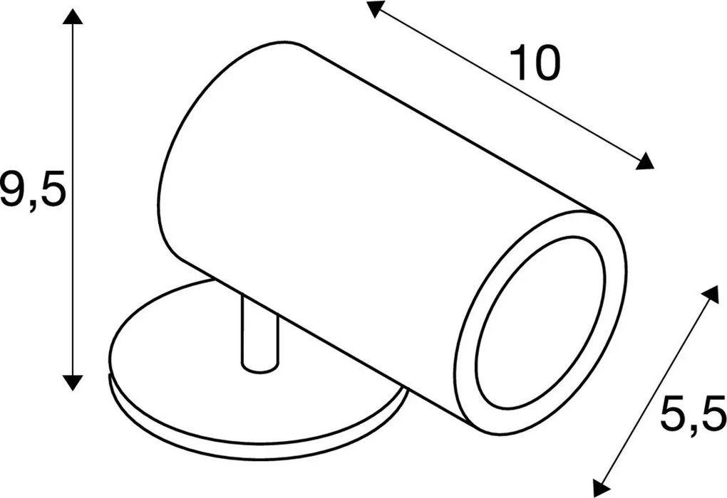 LA 1000735 HELIA venkovní svítidlo LED 3000K 35° antracit IP55 - BIG WHITE (SLV)