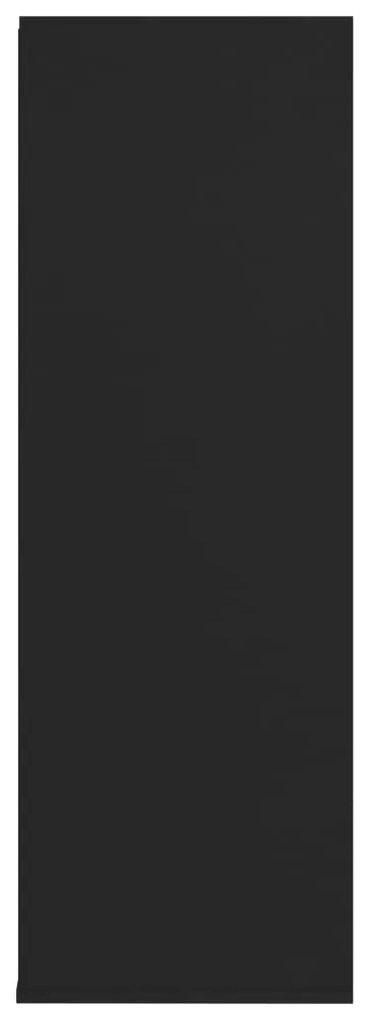 Botník černý 54 x 34 x 100,5 kompozitní dřevo - Default Title