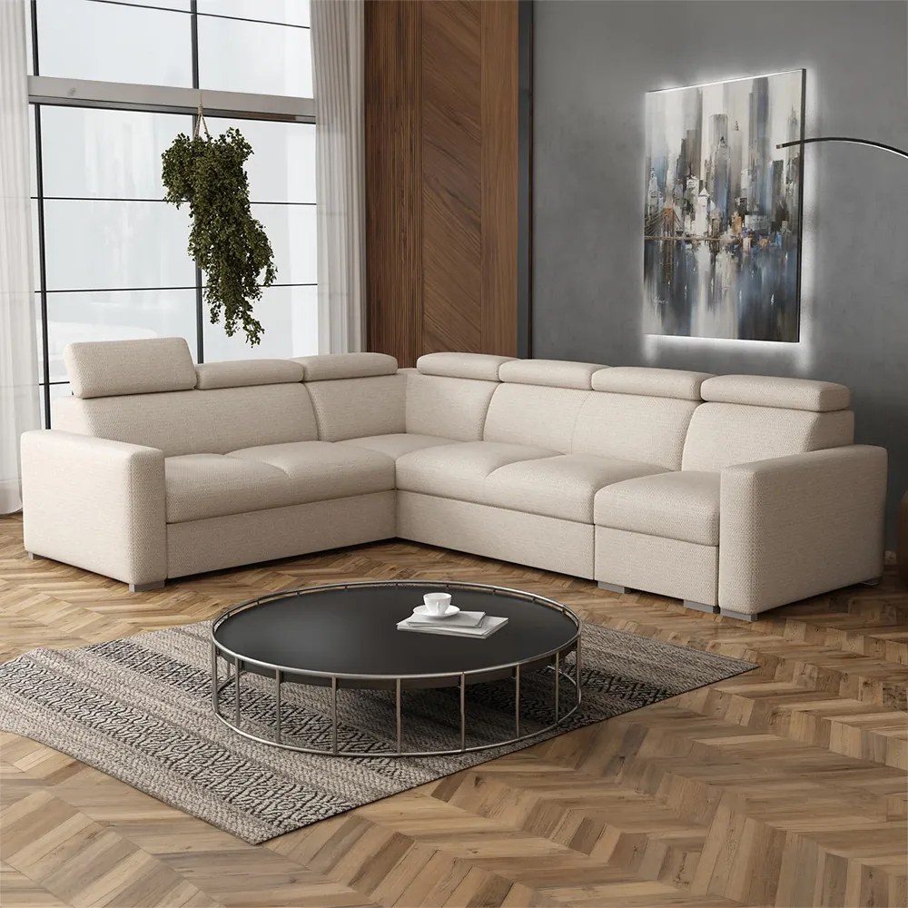Sedací souprava PEDRO L | 250x315 | rozkládací + 2x úložný prostor | VÝBĚR TKANIN