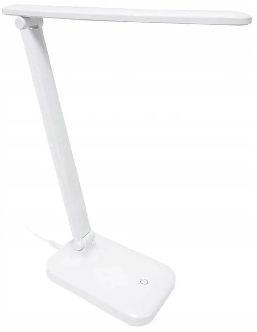 GT K711E LED stolní lampička USB bílá