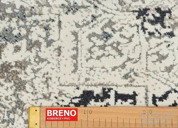 Breno Kusový koberec BOHO 37, 80x150 cm, Šedá/Vícebarevné