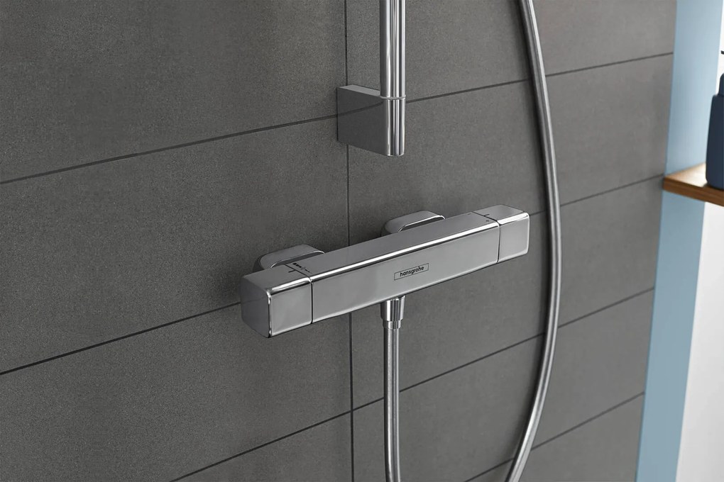 Hansgrohe Ecostat E, termostatická sprchová baterie, chromová, 15773000