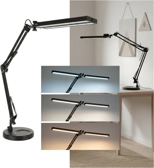 Brilagi - LED Stmívatelná stolní lampa VARIO LED/15W/230V 3000-6000K černá