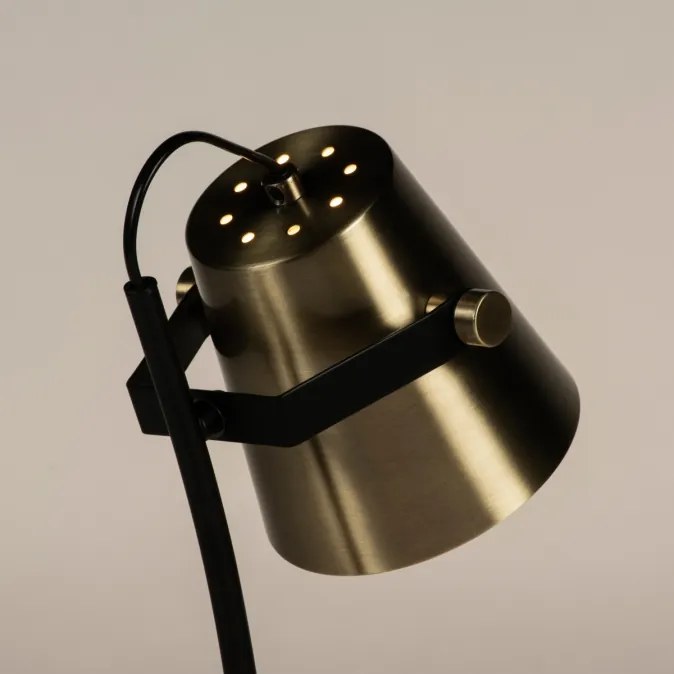 Stolní designová lampa Laventa Black and Gold