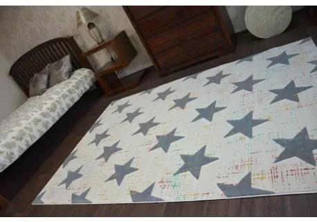 koberec SCANDI 18209/063 hvězdy velikost 140x200 cm | krásné koberce cz