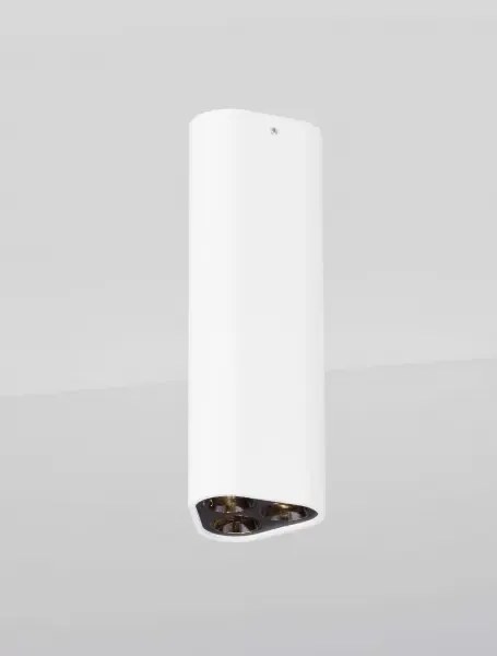 LED bílo-černé designové stropní svítidlo Etho