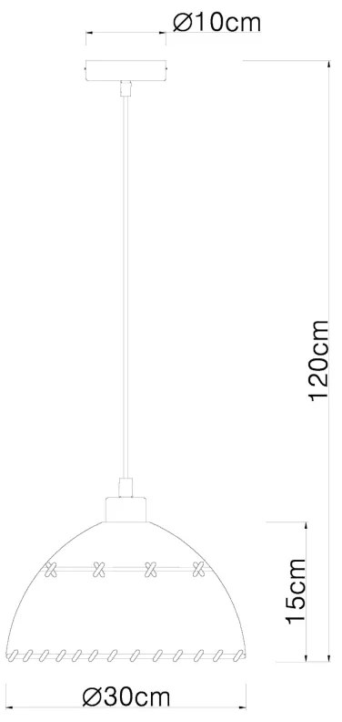 GLOBO REX 15442H Závěsné svítidlo