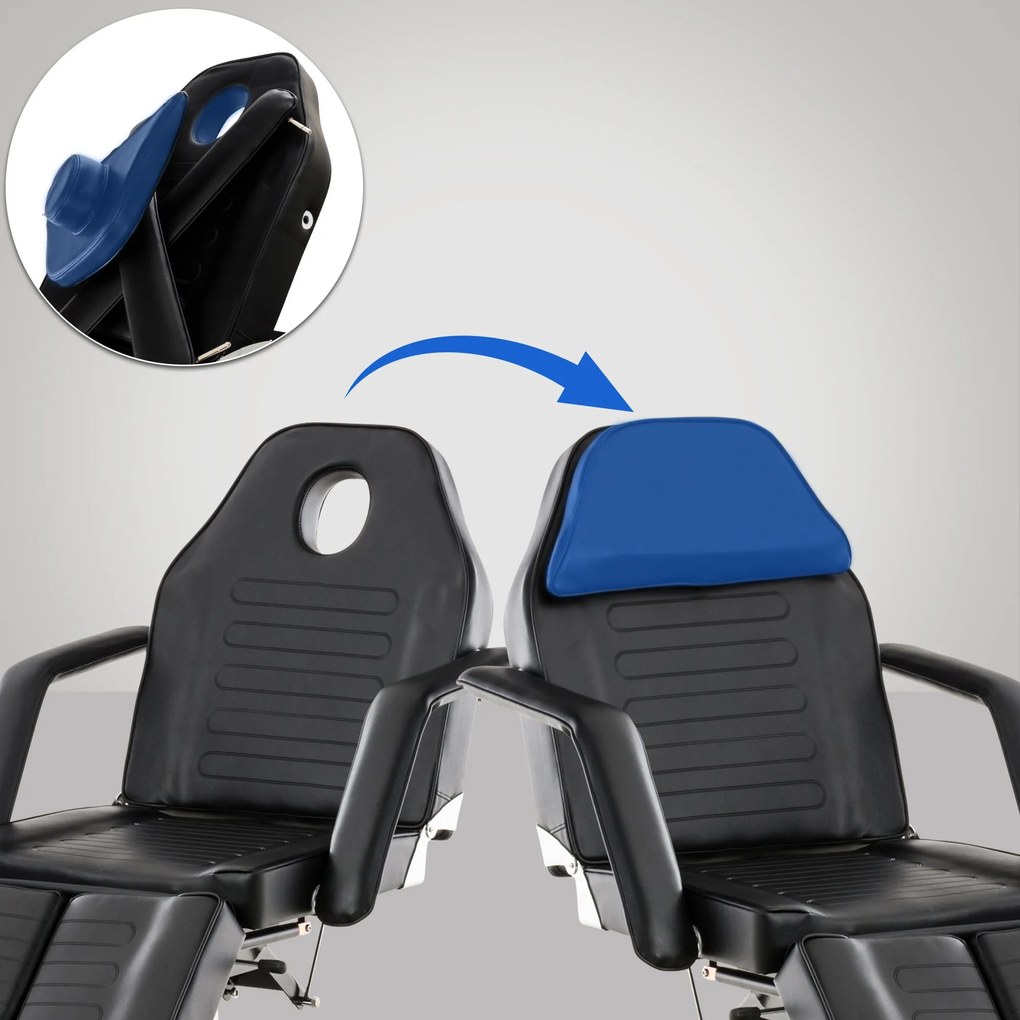 Hydraulické kosmetické lehátko Split V2 – černá