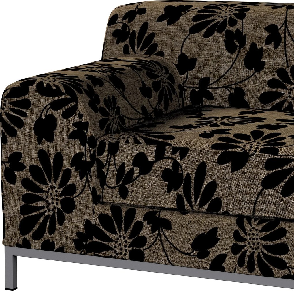 Potah na pohovku IKEA , levé provedení Kramfors 2-místná barva béžová látka pletený vzor, vzorované