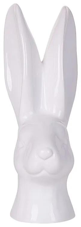 Dekorativní figurka bílá 26 cm GUERANDE Beliani