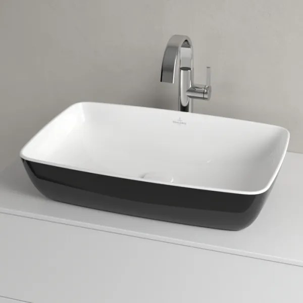 Villeroy & Boch 417258BCT8 - Umyvadlo na desku ARTIS 58x38,5 cm keramika/černá