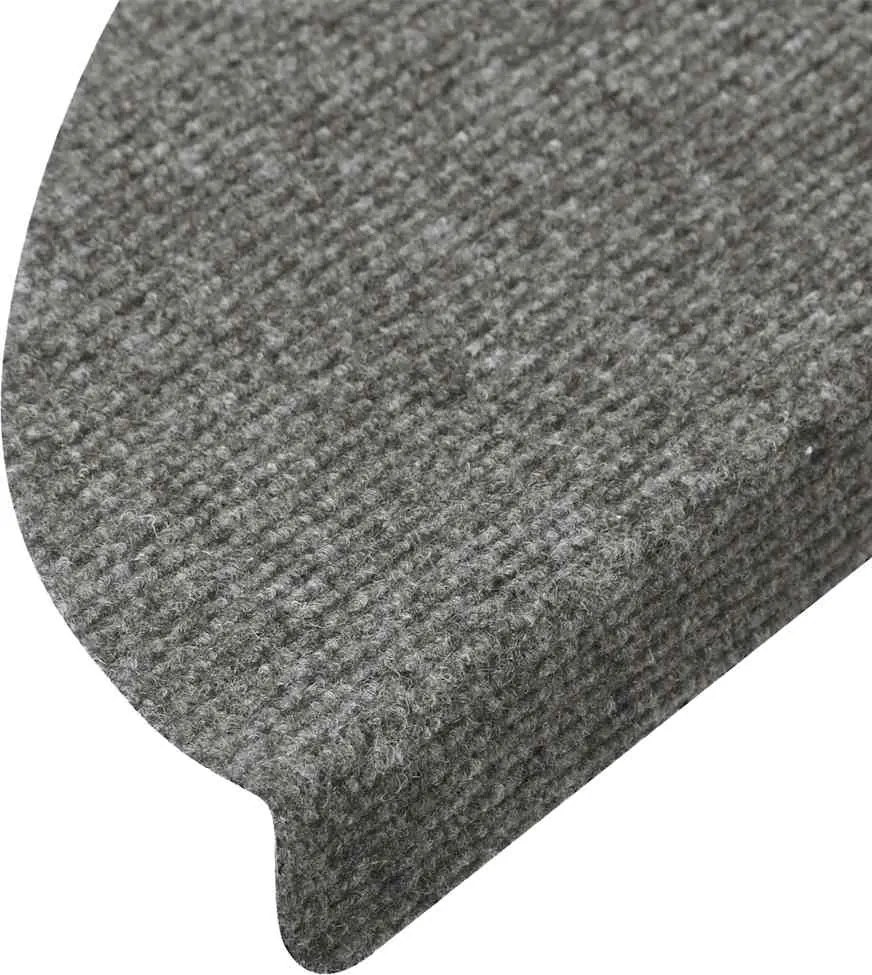 Samolepicí rohože na schody 30 ks šedé 56x17x3 cm 3365910