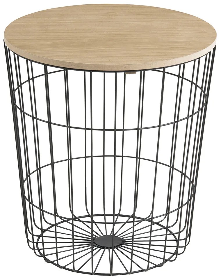Design Scandinavia Konferenční stolek Pavola, 43 cm, černá