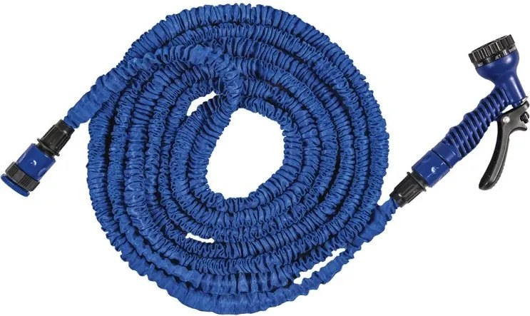 Flexibilní, smršťovací zahradní hadice TRICK HOSE, 5–15 m, s postřikovačem - BRADAS