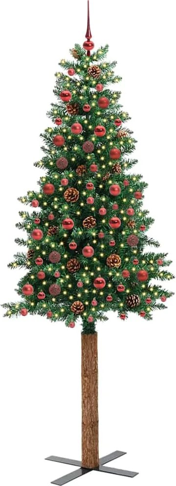 Úzký vánoční stromeček Zelená 210 cm 3394877