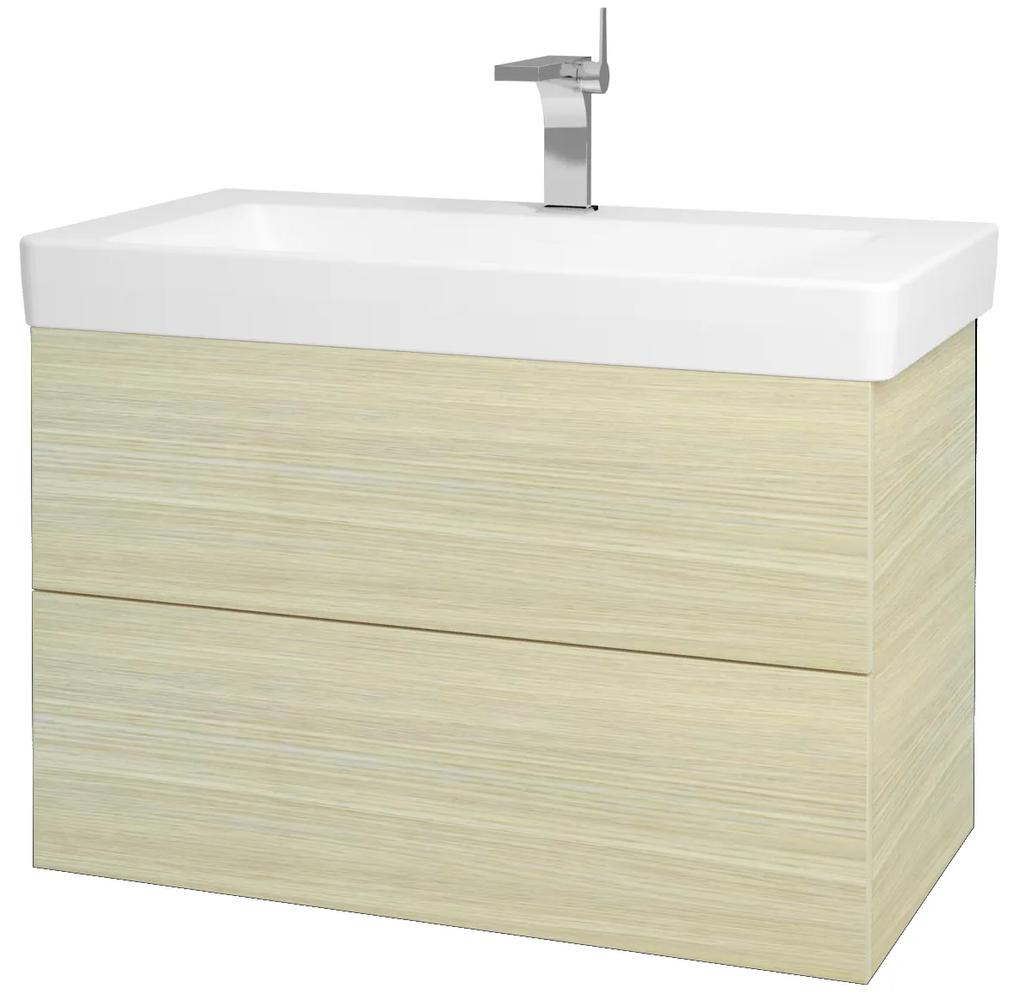 Dřevojas Koupelnová skříň VARIANTE SZZ2 85 Varianta: N01 Bílá lesk / IND Individual