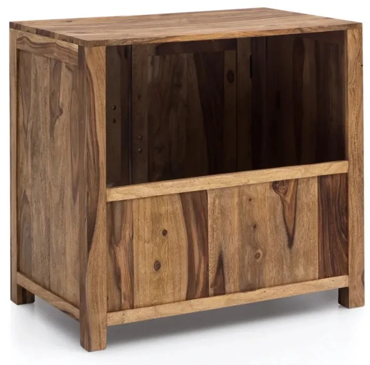 furniture-nabytek.cz - Masivní umyvadlová skříňka Lagano z palisandrového dřeva, lakovaná, hnědá