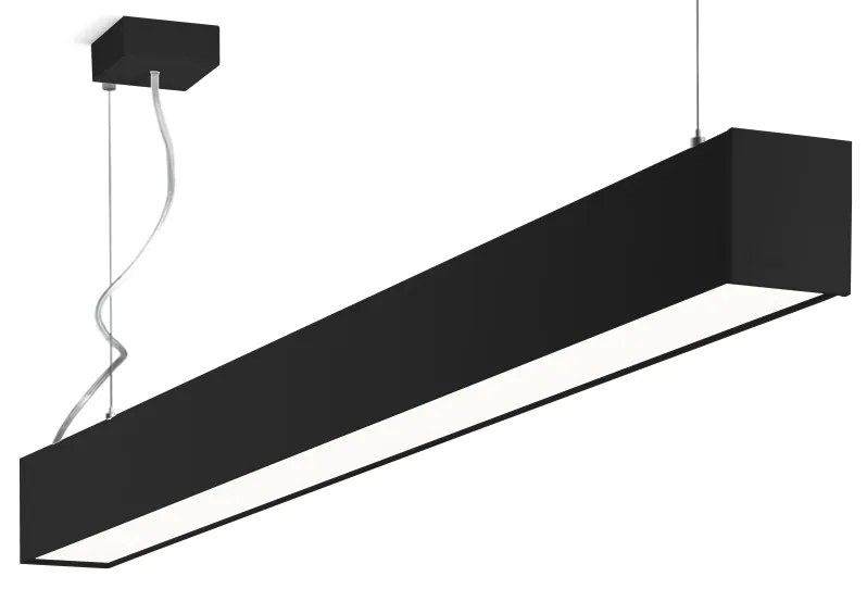 Mohutné závěsné LED svítidlo Lina80 Direct Barva: Černá, Délka: 1127 mm, Teplota chromatičnosti / Stmívání: 4000 Kelvinů / Nestmívatelné