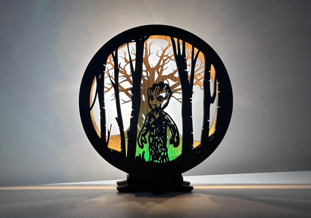 Li-Go "Grut" lampa 20x22cm dub