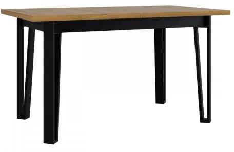Rozkládací jídelní stůl Elarno 80 x 140/180 V, Barva dřeva: bílá-L