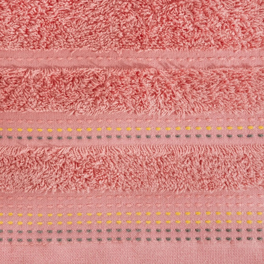 FROTÉ RUČNÍK POLA28 70X140 CM KORALOVÁ