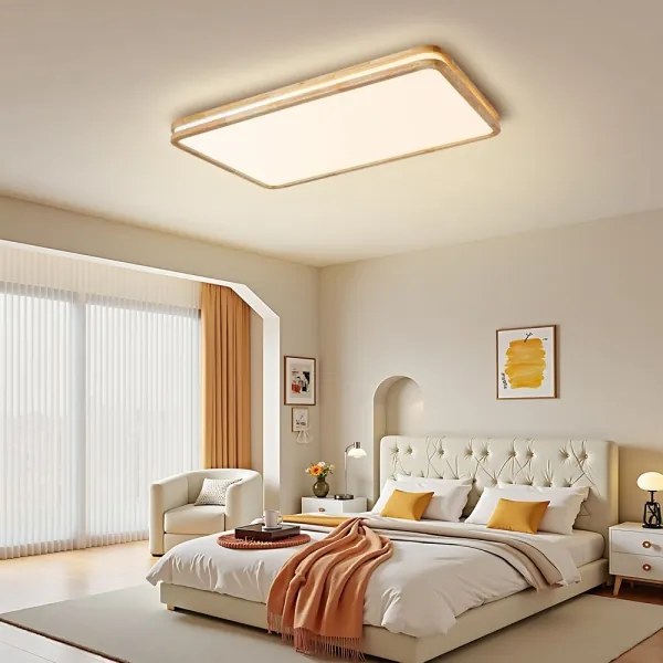 BRILAGI - LED Stmív. svítidlo MOLINA SQUARE LED/128W/230V dub 90x60 cm + DO