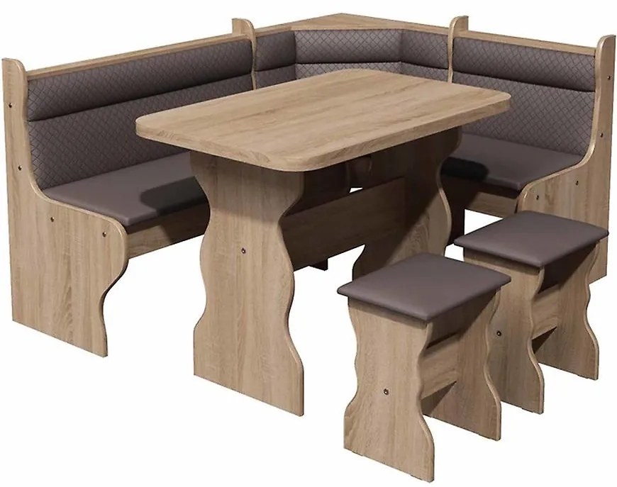 Rohová Sedací Souprava Merkury II Eko Dub Sonoma