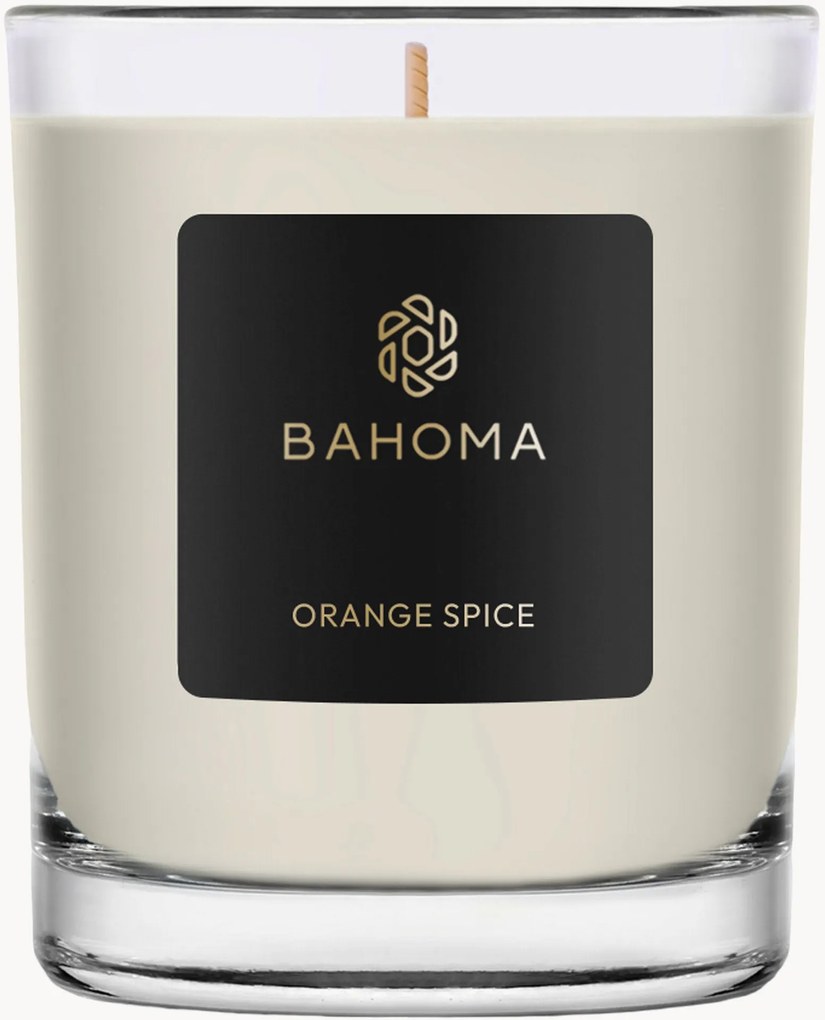 Ručně vyrobená vonná svíčka Orange Spice (pomeranč, anýz, vanilka)