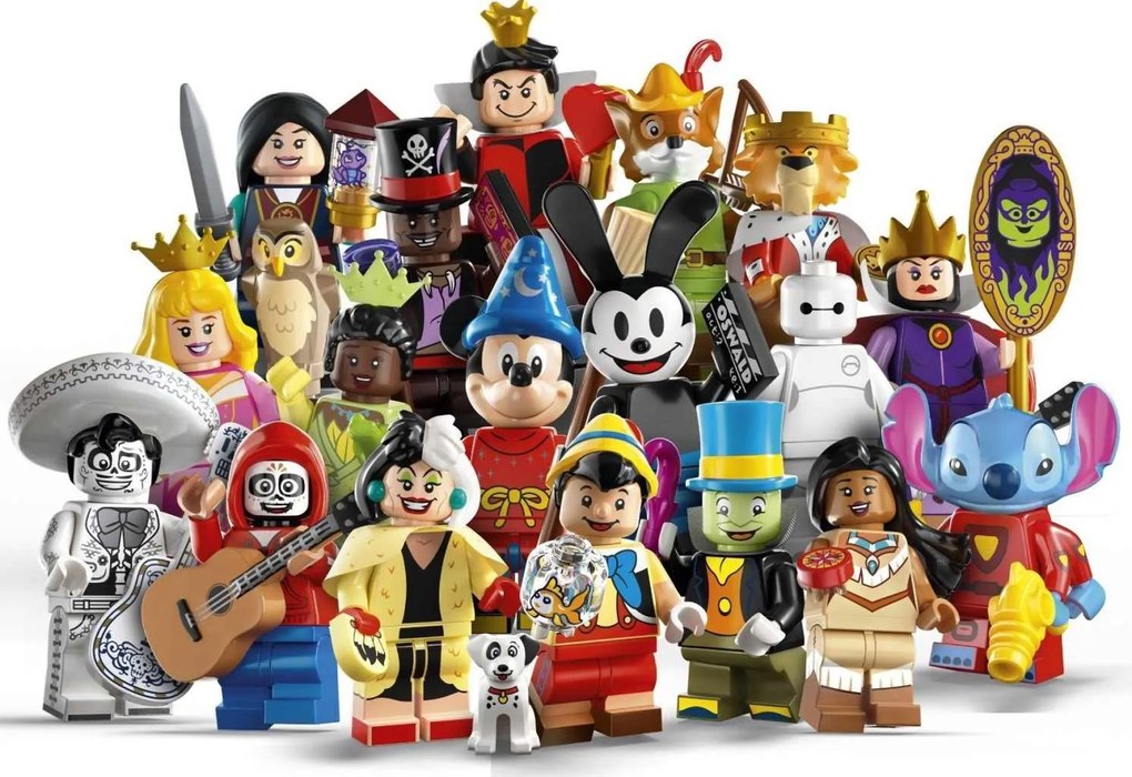 Lego 71038 ucelená kolekce 18 minifigurek sté výročí disney