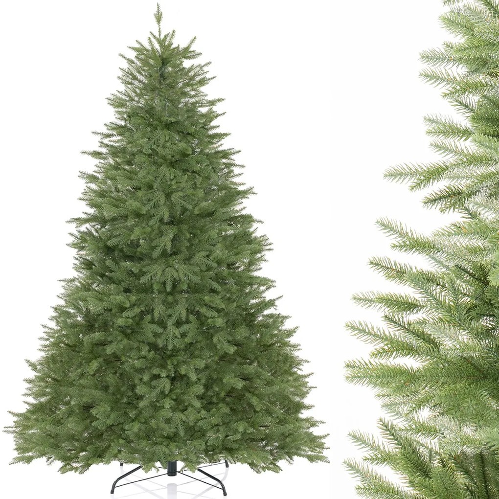 Zelený umělý vánoční stromek s kovovým stojanem Alpský smrk Premium GREENY