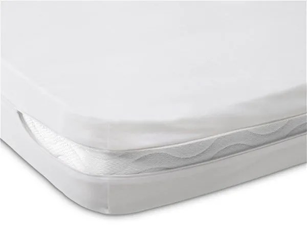 Chránič na matraci nepromokavý bílý EMI: Dětské prostěradlo 60x120
