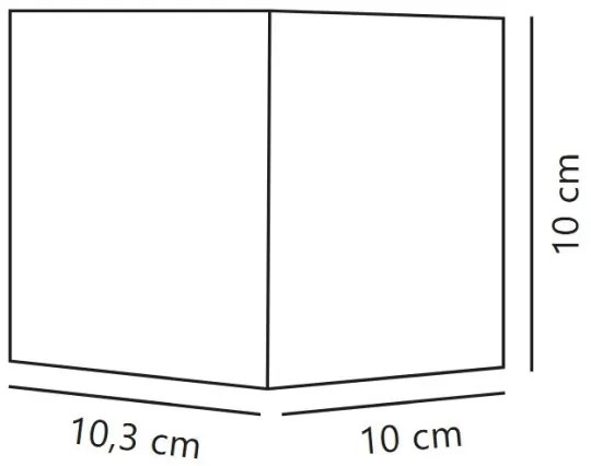 Nordlux - LED Venkovní nástěnné svítidlo MILDA LED/4,9W/230V IP44 antracit
