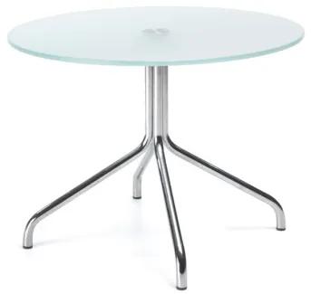 profim Konferenční stolek SH40 Deska stolu tvrzené sklo - mléčné (G1) Barva podnože černá podnož