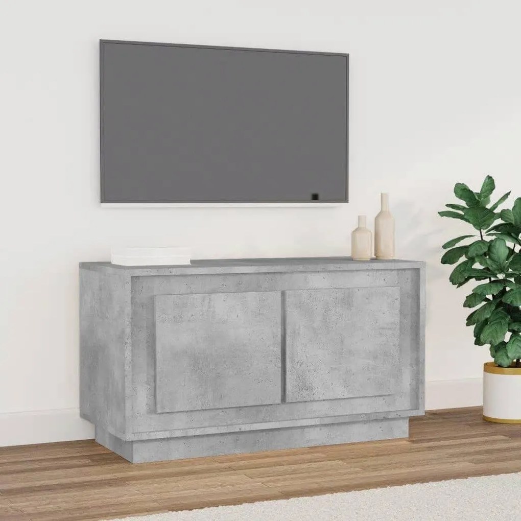 vidaXL TV skříňka betonově šedá 80 x 35 x 45 cm kompozitní dřevo