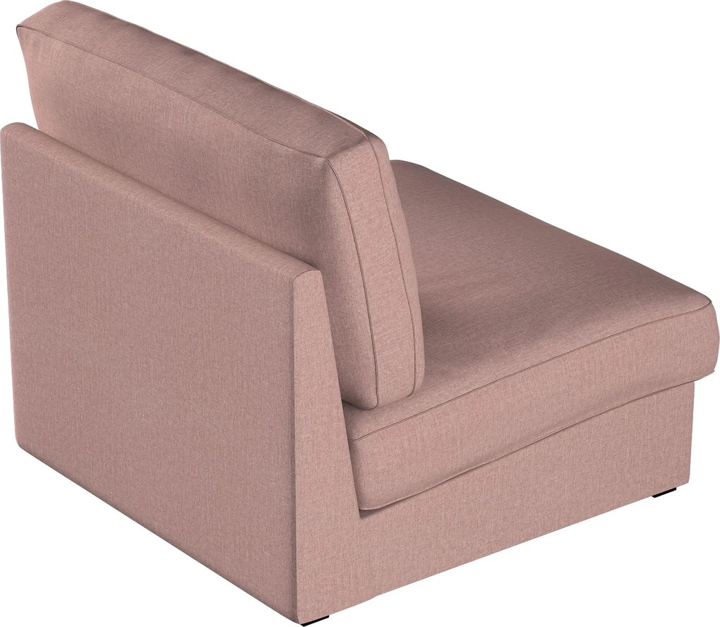 Potah na neskládací křeslo IKEA Kivik barva růžová látka pletený vzor