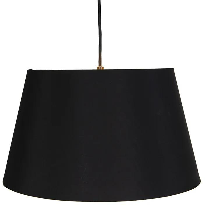Moderní závěsná lampa černá - Lofty