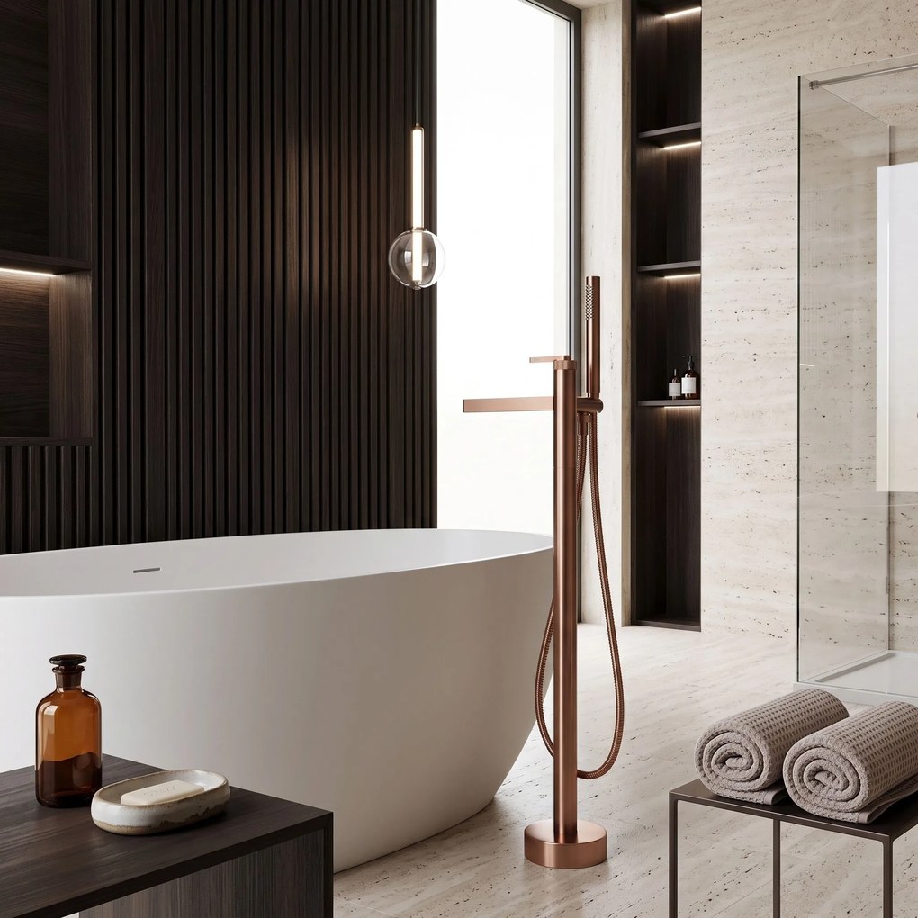 Rea, Volně stojící baterie Rea Grace Brush Copper, REA-B2237