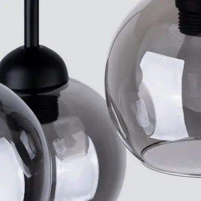 Lustr SOLLUX ALINO 3 černý E27 3x60W bez žárovky SL.1140