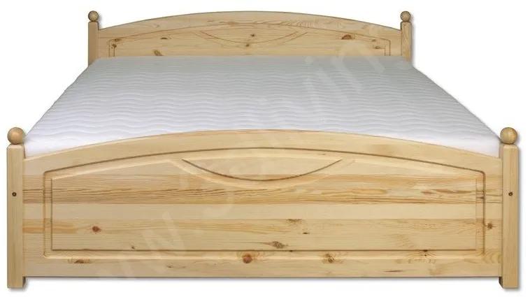 Drewmax Dřevěná postel 120x200 LK103 ořech