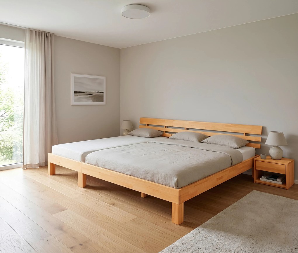 XXXLutz POSTEL PRO CELOU RODINU, 270/200 cm, P & B - Manželské postele - 002834000314