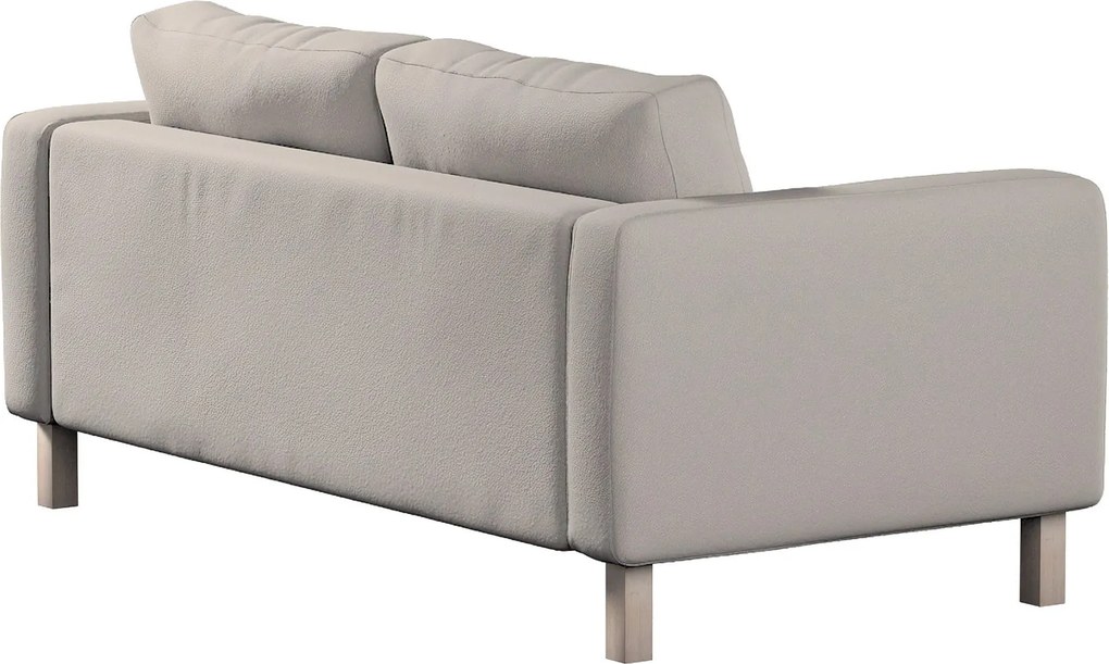 Potah na pohovku IKEA Karlstad 2-místná, nerozkládací, krátký barva béžová látka pletený vzor