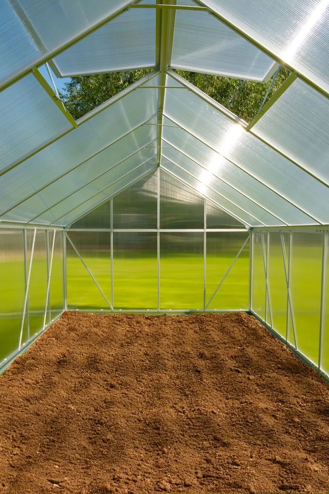 Trend SK Skleník Greenhouse, Alu, PC 6 mm, 250x370x195cm