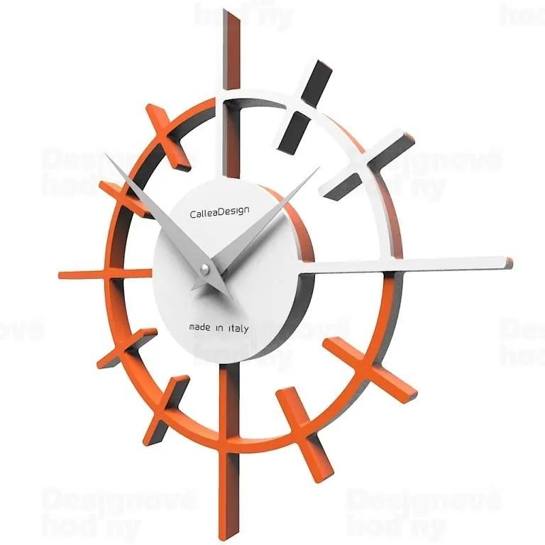 CalleaDesign 10-018 Crosshair růžová klasik-71 29cm nástěnné hodiny