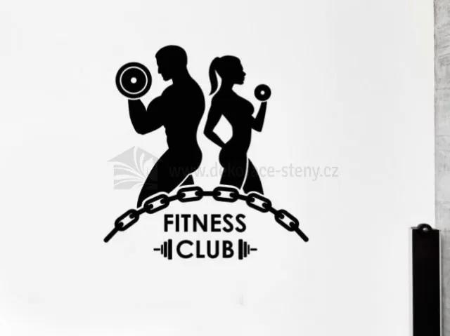 Samolepicí dekorace - Fitness club