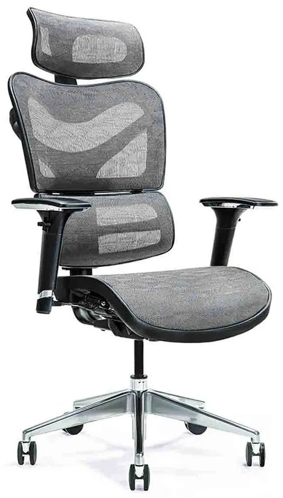 Ergonomické křeslo Ergo 600,  šedá mesh