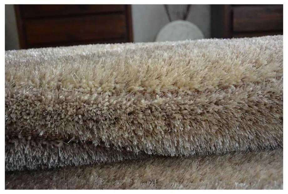 Luxusní kusový koberec Shaggy Cory béžový 120x170cm
